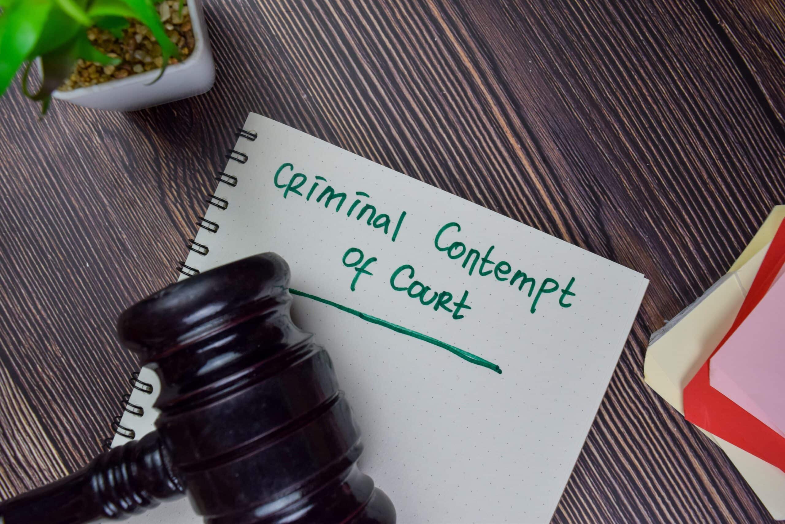 The Role of Contempt in Criminal Trials: A Denver Perspective